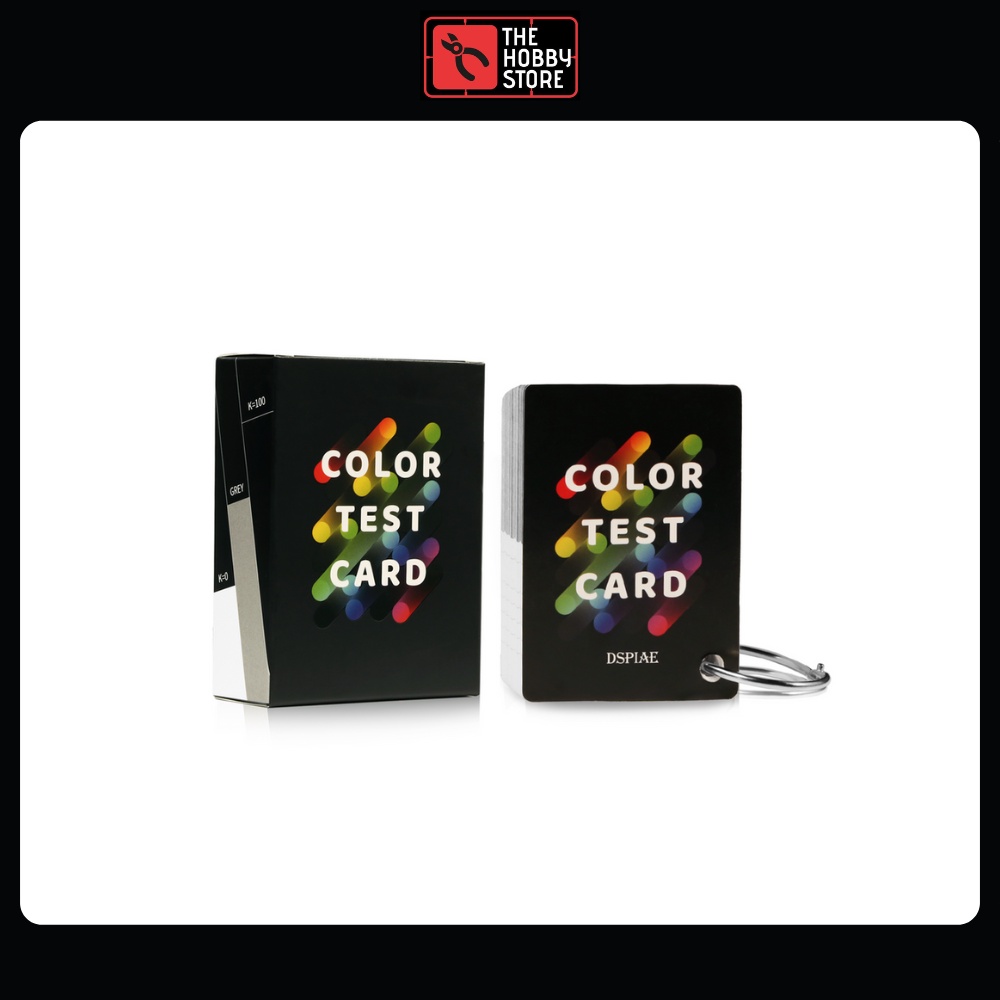 Dspiae Cc-01 Model Paint Color Test Card | Shopee Malaysia