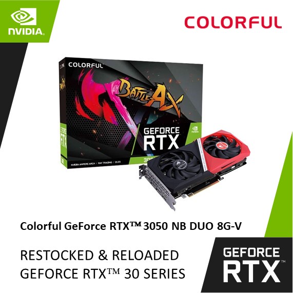 NVIDIA GEFORCE RTX 3050/ 3060 / 3060 Ti / COLORFUL IGAME / GRAPHIC CARD / GPU / VGA CARD ...