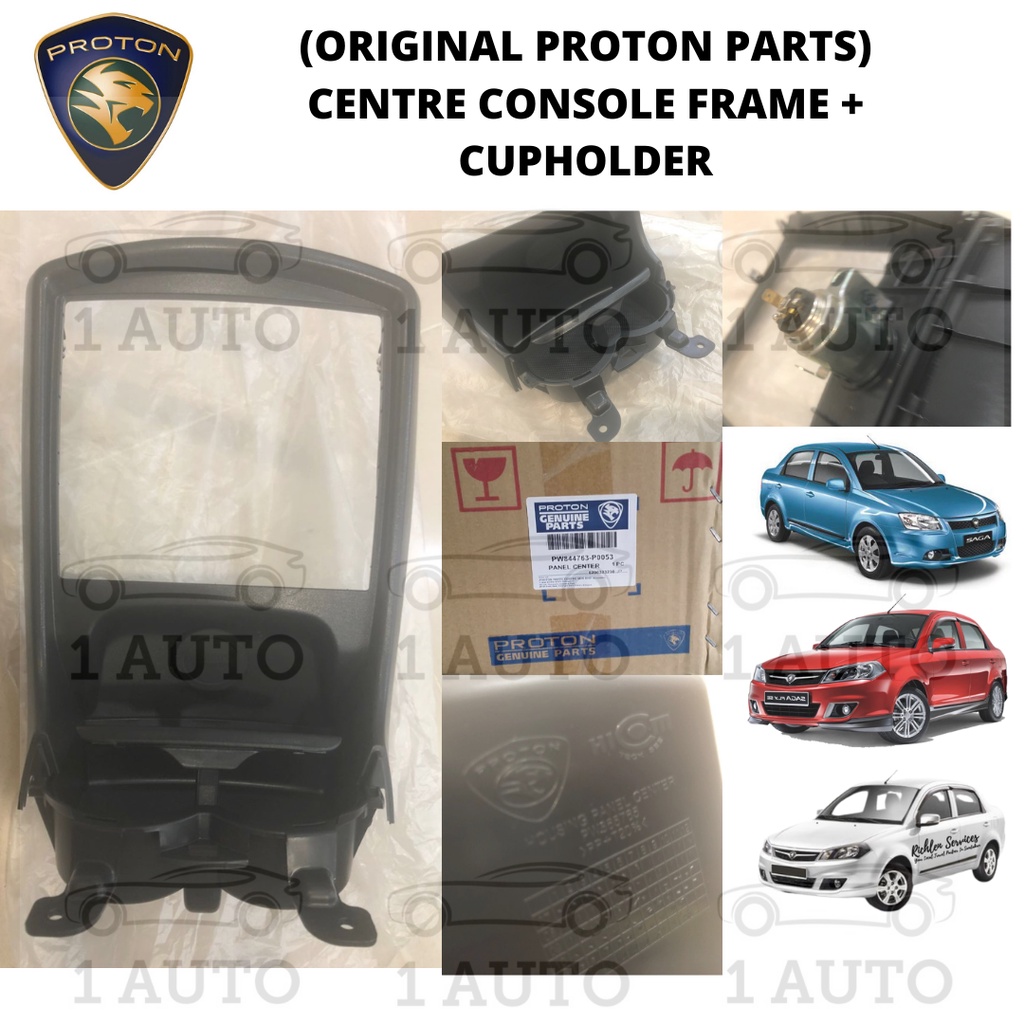 (ORIGINAL PROTON PARTS) CENTRE CONSOLE FRAME + CUPHOLDER PROTON SAGA ...