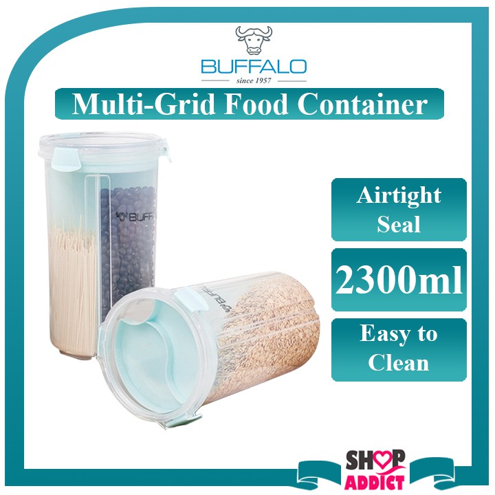 Buffalo Multi grid Food Container(2300ml) | Shopee Malaysia