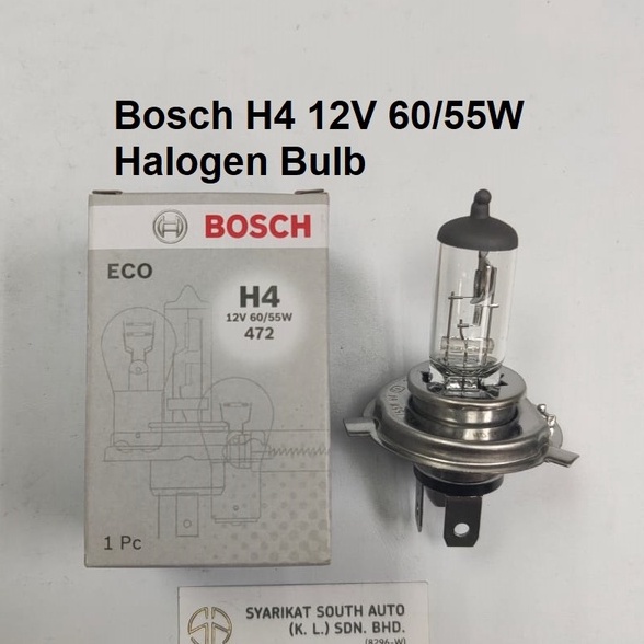 H4 12V 60/55W Bosch Halogen Bulb Light Bulb Headlamp Bulb 1987302803 ...