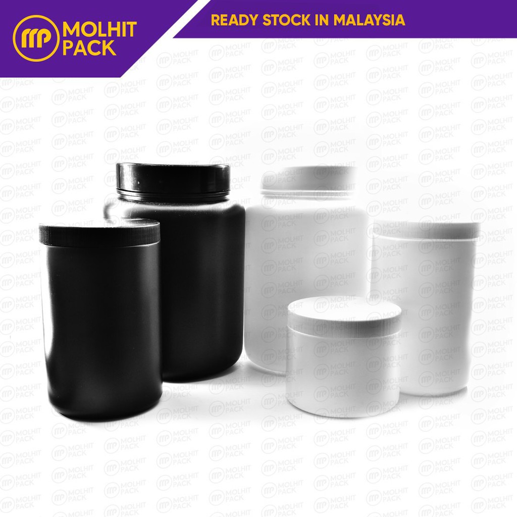 HDPE JAR CONTAINER WITH INSERT 500G 1KG 2.5KG (1 PCS) | Shopee Malaysia