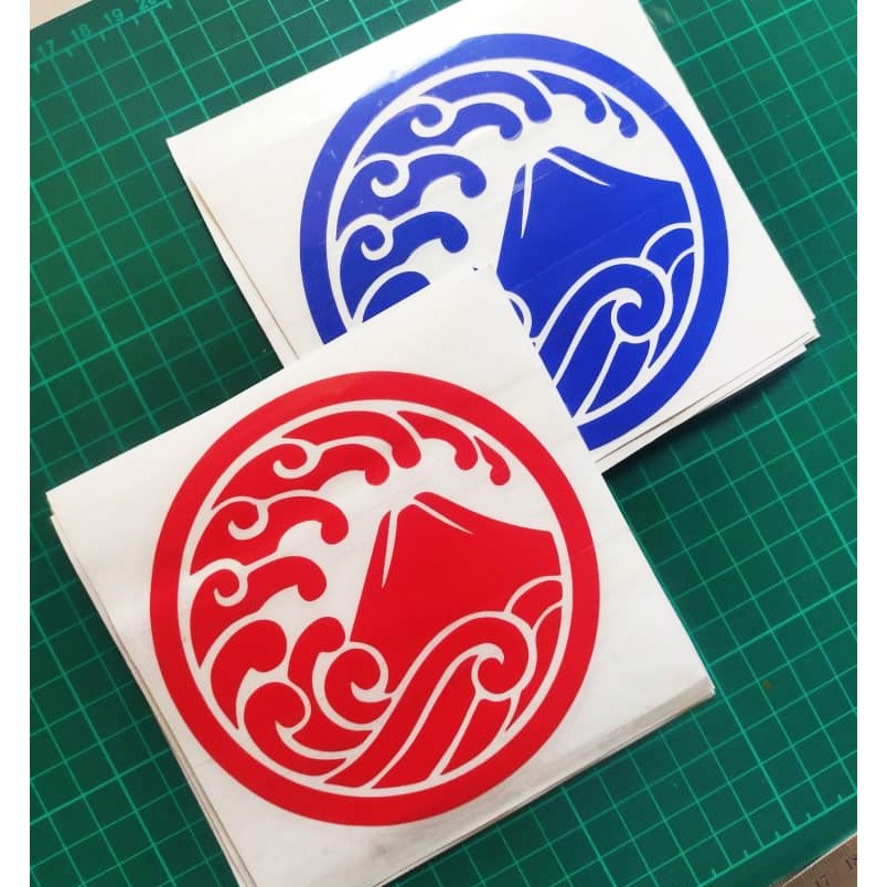 Cutting Sticker KANAGAWA JAPAN WAVE stiker | Shopee Malaysia