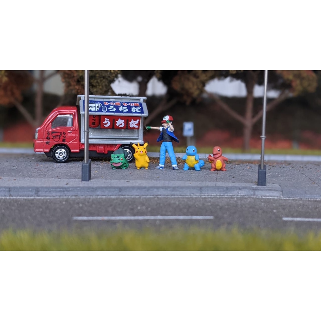 Miniature Figure Pokemon Pikachu Squirrel Bulbasaur Charmander Ash ...
