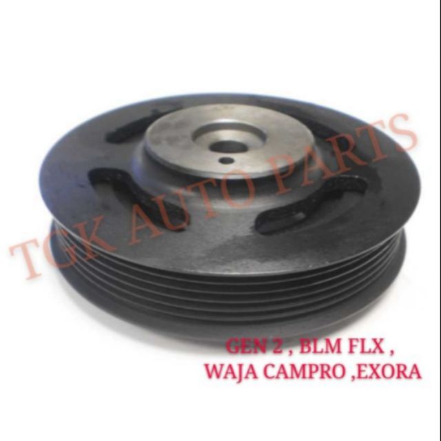 PROTON GEN-2 WAJA CAMPRO SAGA BLM FLX EXORA CRANK SHAFT PULLEY WITH ...
