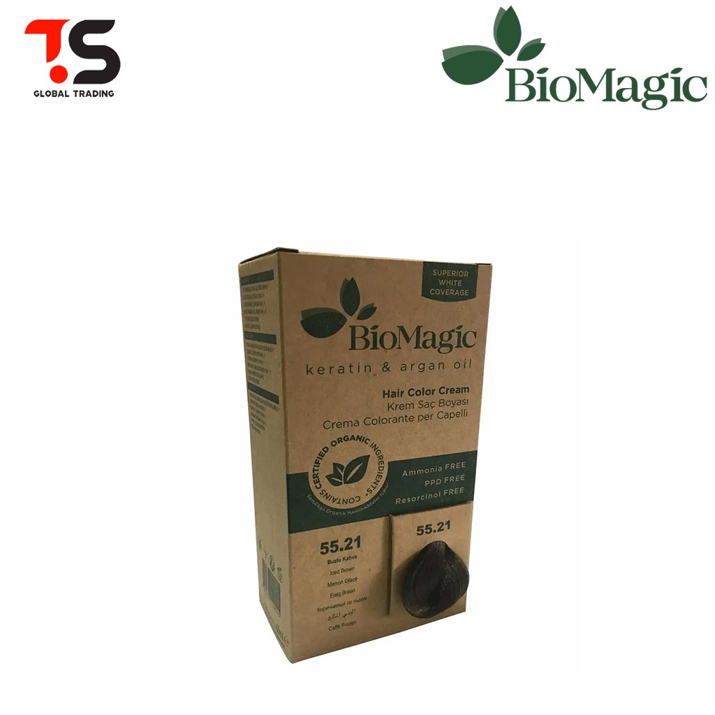 100% Organic!!! BioMagic Permanent Hair Color (Ammonia Free) | Shopee ...