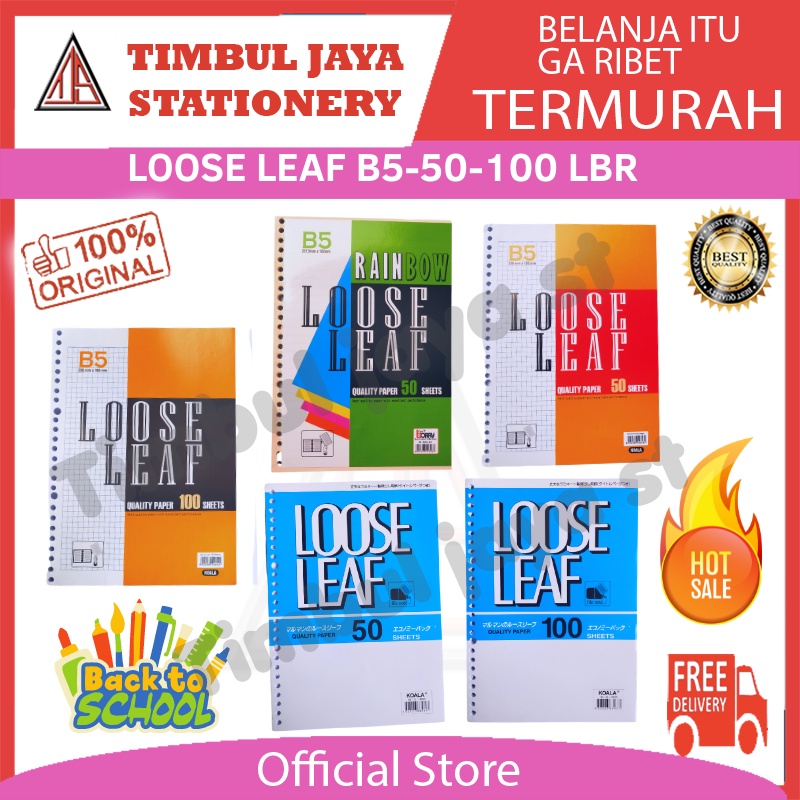 Koala Worry Contents of loose leaf files A5 aesthetic loose leaf B5 box ...