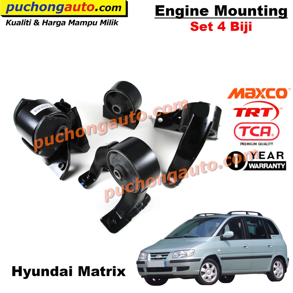 Engine Mounting - Hyundai Matrix / Inokom Matrix 1.6 1.8 Auto Manual ...