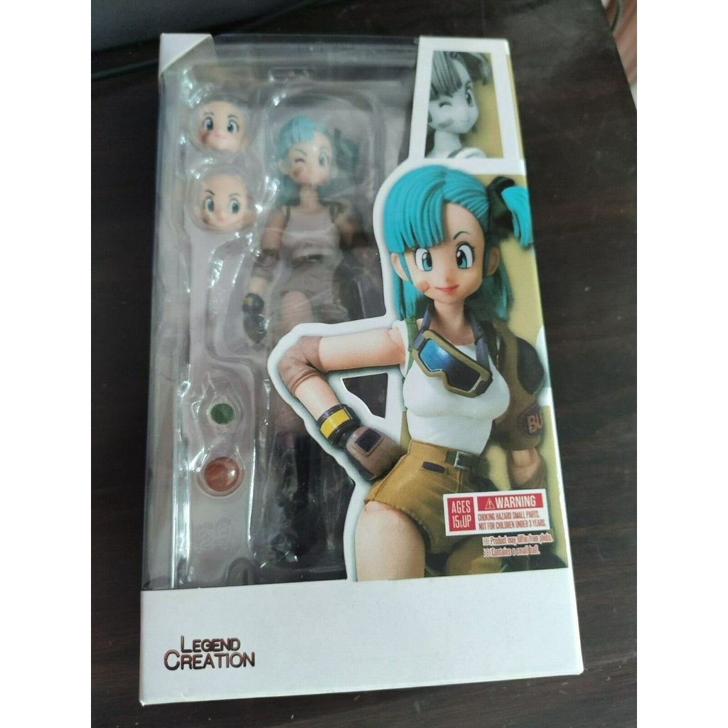 Anime Dragon Ball SHF BULMA PVC Action Figure Model Toy Box | Shopee ...