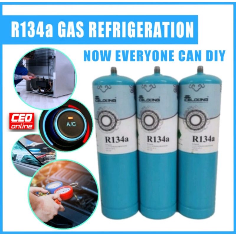 CEO 🇲🇾 Refrigerant Gas R134a ICE LOONG R134a MAXRON R134a (For West ...