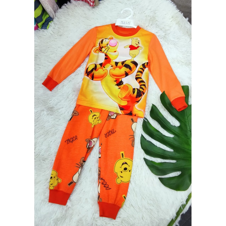 Cotton Pyjamas Pajamas TIGGER S225 Boy Girl Unisex Night Wear Nightwear ...