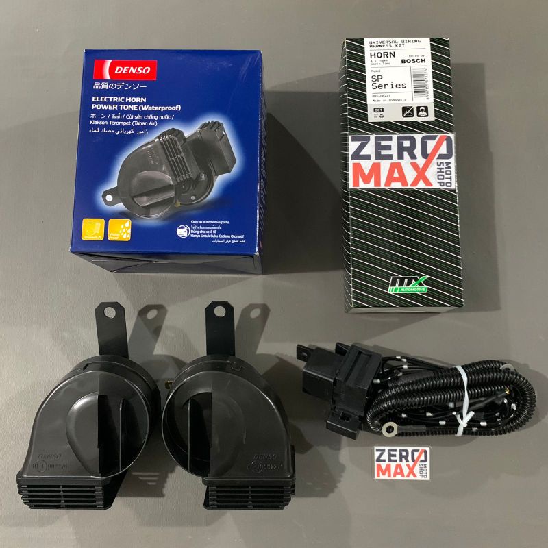 Denso Snail Horn Package Power Tone Bosch Relay Fuse Set Cable | Shopee ...