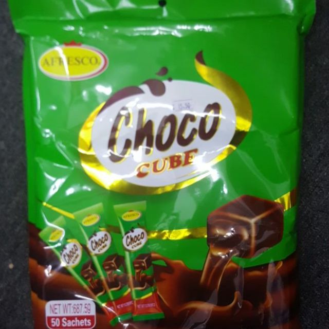 Afresco Choco Cube 50 sachets (687.5g) | Shopee Malaysia