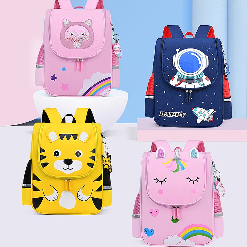 ARUITE Children School Backpack Kids Primary Kindergarten Cartoon Beg ...