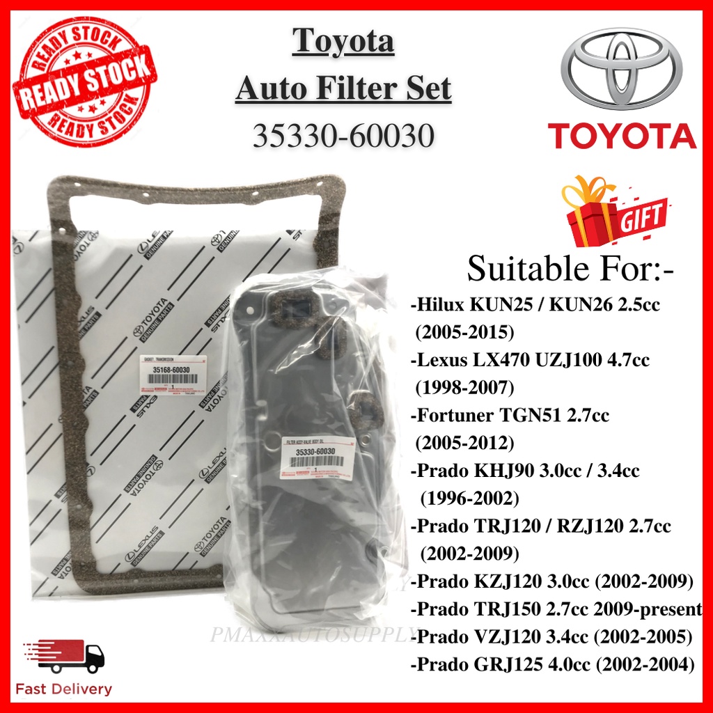 Original Toyota Auto Filter 35330-60030 Toyota Hilux / Fortuner / Prado ...