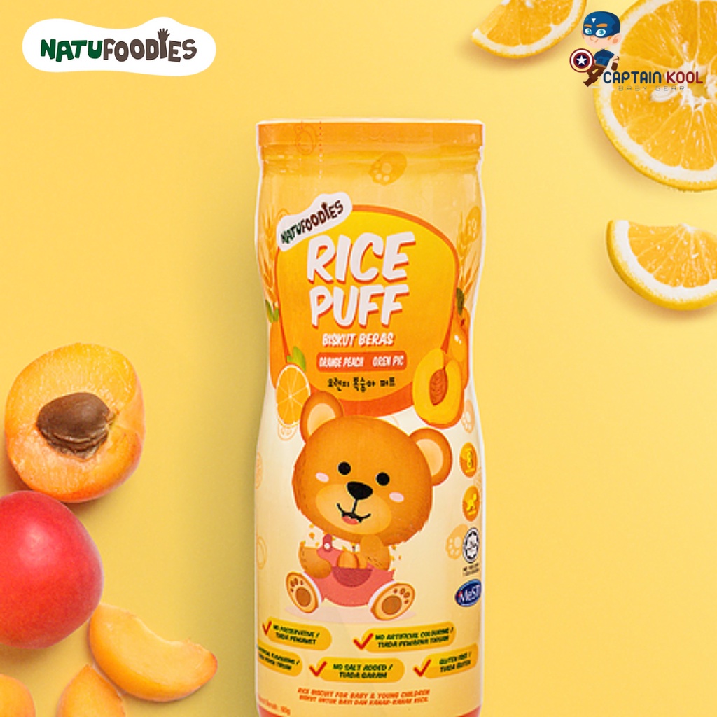 Natufoodies Rice Puff (Blueberry/Orange Peach/Banana Strawberry/Mango ...