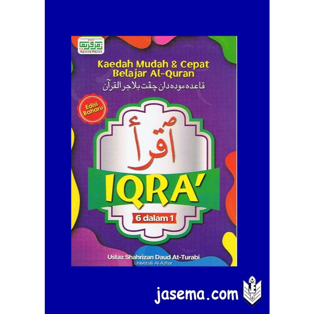 IQRA' 6 dalam 1 Kaedah Mudah & Cepat Belajar Al-Quran (Edisi Baharu ...