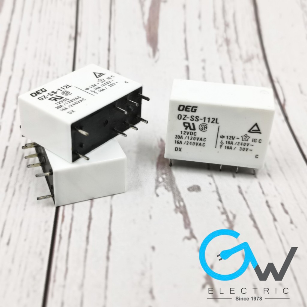 [Original] 1pc OEG Power Relay OZ-SS-112L 12VDC 8 Pin | Shopee Malaysia