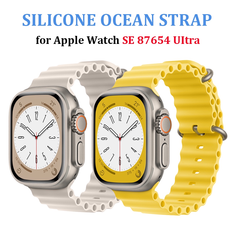 Ocean Strap for Apple watch Band 49mm 44mm 40mm 45mm 41mm 42mm 38mm ...