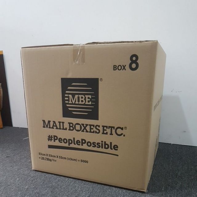 MBE Box 8 Packaging Box Corrugated Carton Box Kotak Packing | Shopee ...