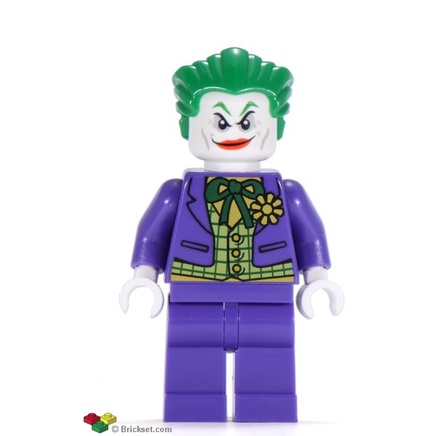 Lego DC Comics Super Heroes SH005 The Joker - Lime Vest Minifigure ...