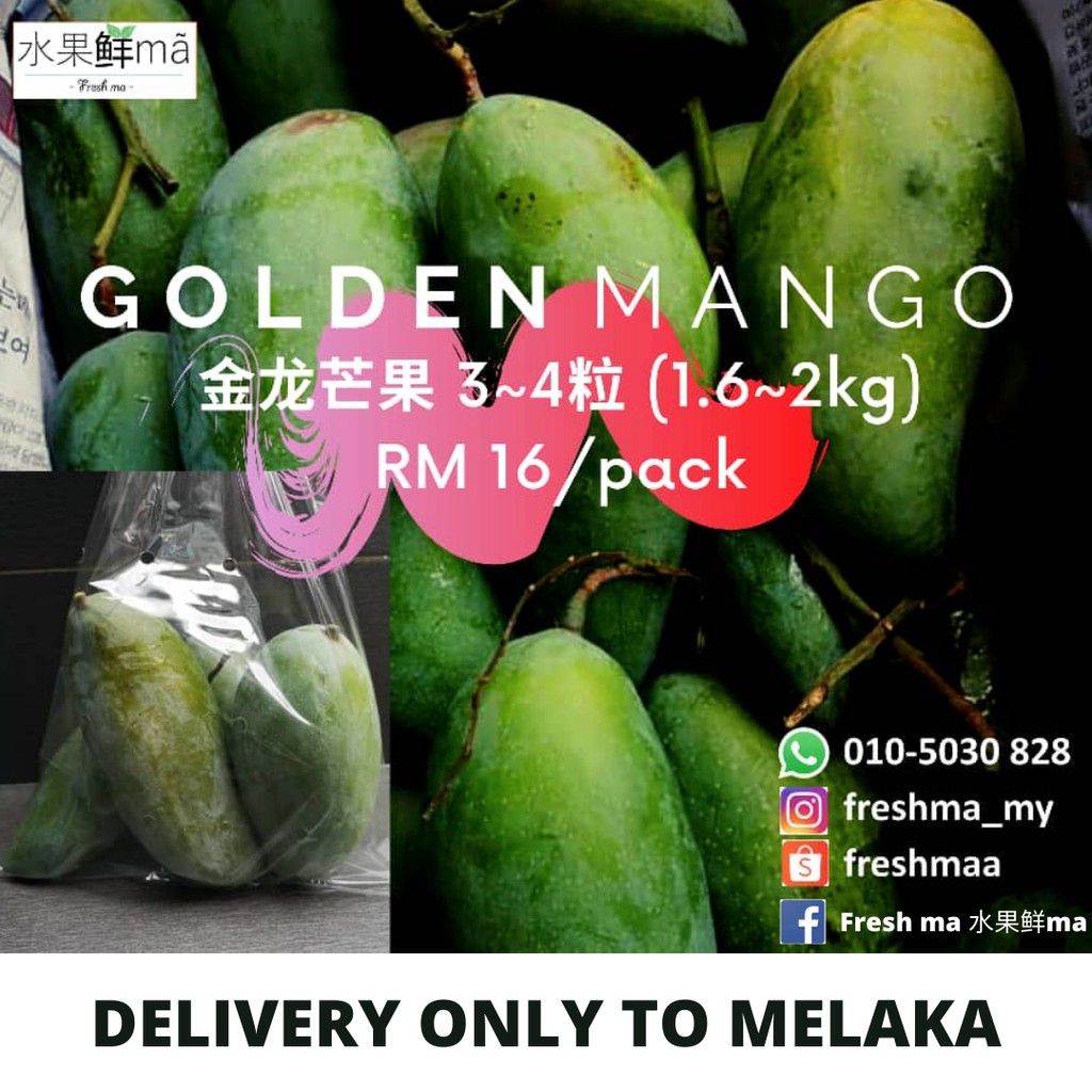 Mango Taiwan Grade A Mangga Manis 金龙芒果 | Shopee Malaysia