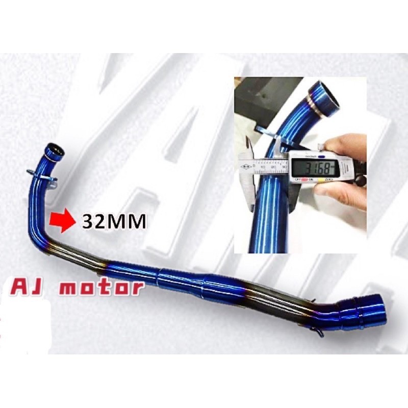 YAMAHA Y15ZR Y15 V1 V2 RACING EXHAUST PIPE MANIFOLD 32MM-51MM TITANIUM ...