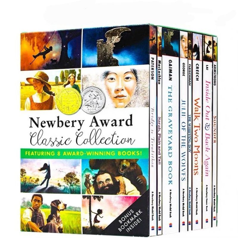 On stock at Malaysia“Newbery Award Classic Series” 8 book box set ...