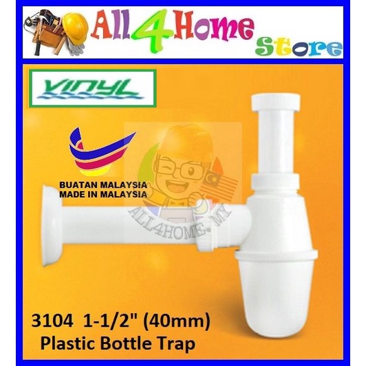TECHPLAS / VINYL PVC Bottle Trap for Kitchen Sink or Basin Bathroom ...
