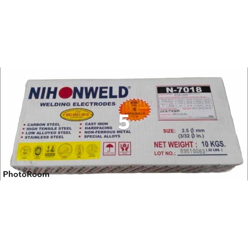 Welding Rod E 7018 Size: 2.5mm x 10kgs (NIHONWELD) | Shopee Malaysia