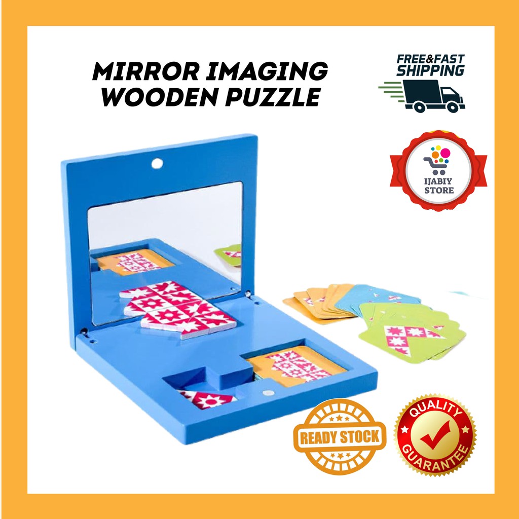 MIRROR IMAGING SENSORY MONTESSORI WOODEN AND FOAM PUZZLE 🔥 CHILDREN ...