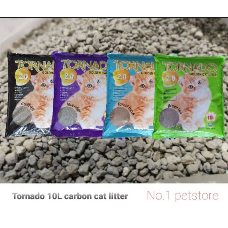 Tornado cat litter 10L / Pasir kucing / Pet toilet / tandas kucing | Shopee Malaysia
