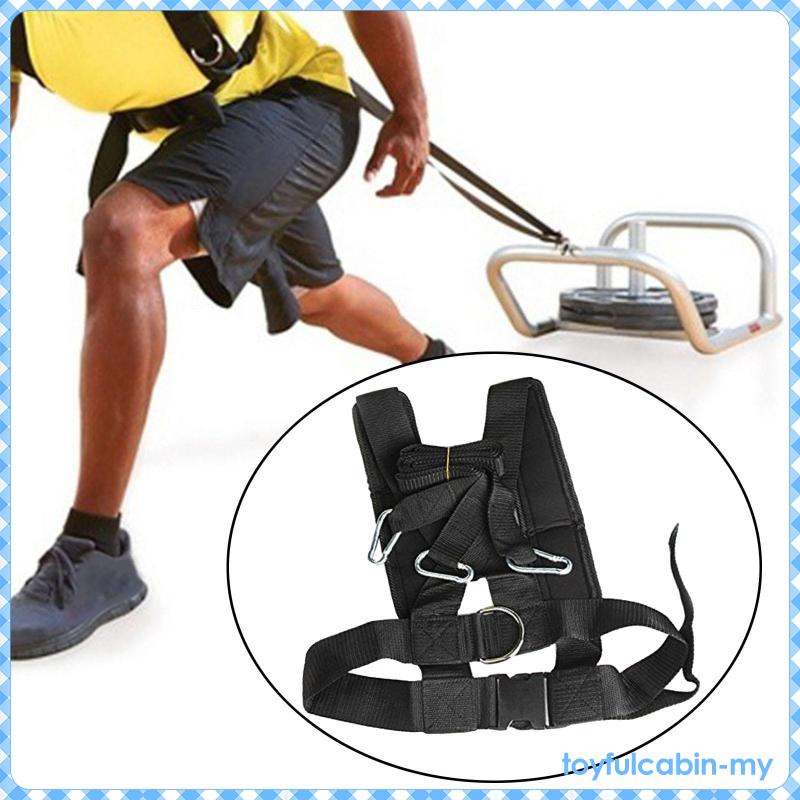 [toyfulcabinMY] Harness Shoulder Strap Sled Weight Physical Adjustable ...