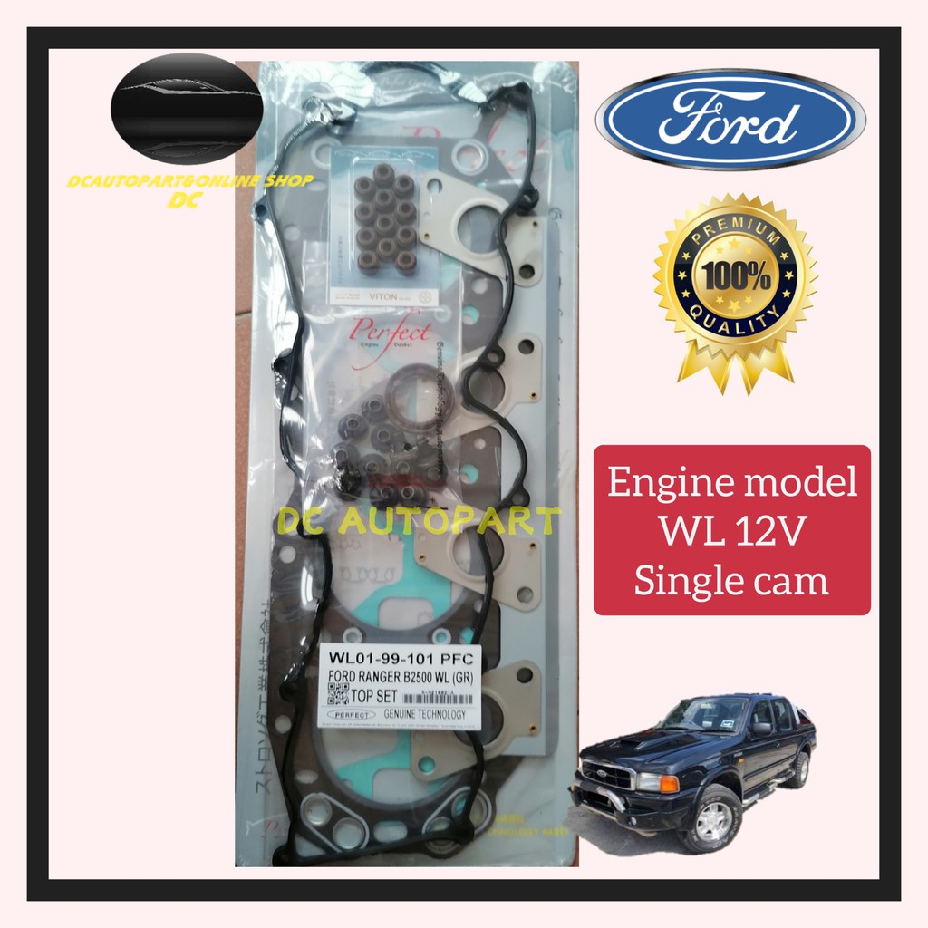 FORD RANGER 2.5 / MAZDA FIGHTER 2.5 (2006-2011) ( WL ENGINE) HEAD TOP ...