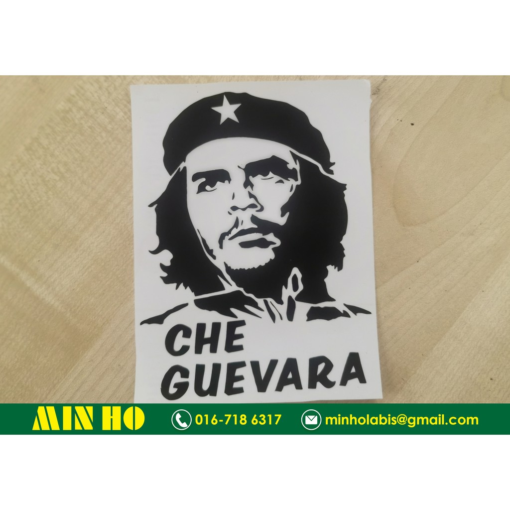 Che Guevara Sticker(Custom Size / Colour) | Shopee Malaysia