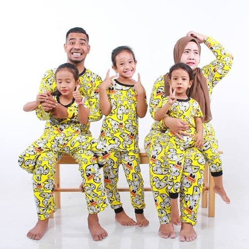 🔥READY STOCK🔥 BAJU TIDUR PYJAMAS SEDONDON PANCOAT KUNING🔥 | Shopee Malaysia