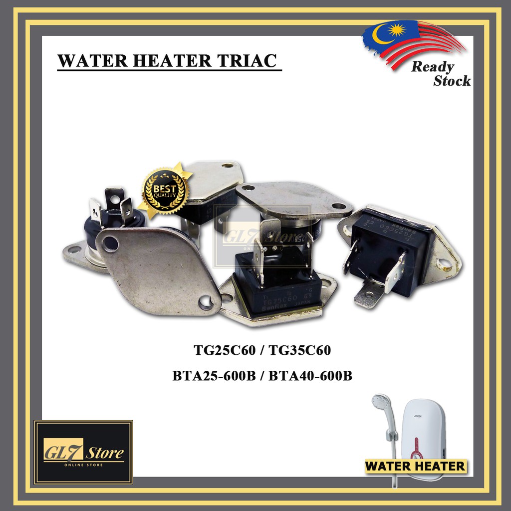 WATER HEATER TRIAC SANREX JAPAN TG25C60 / TG35C60 / BTA25-600B / BTA40 ...