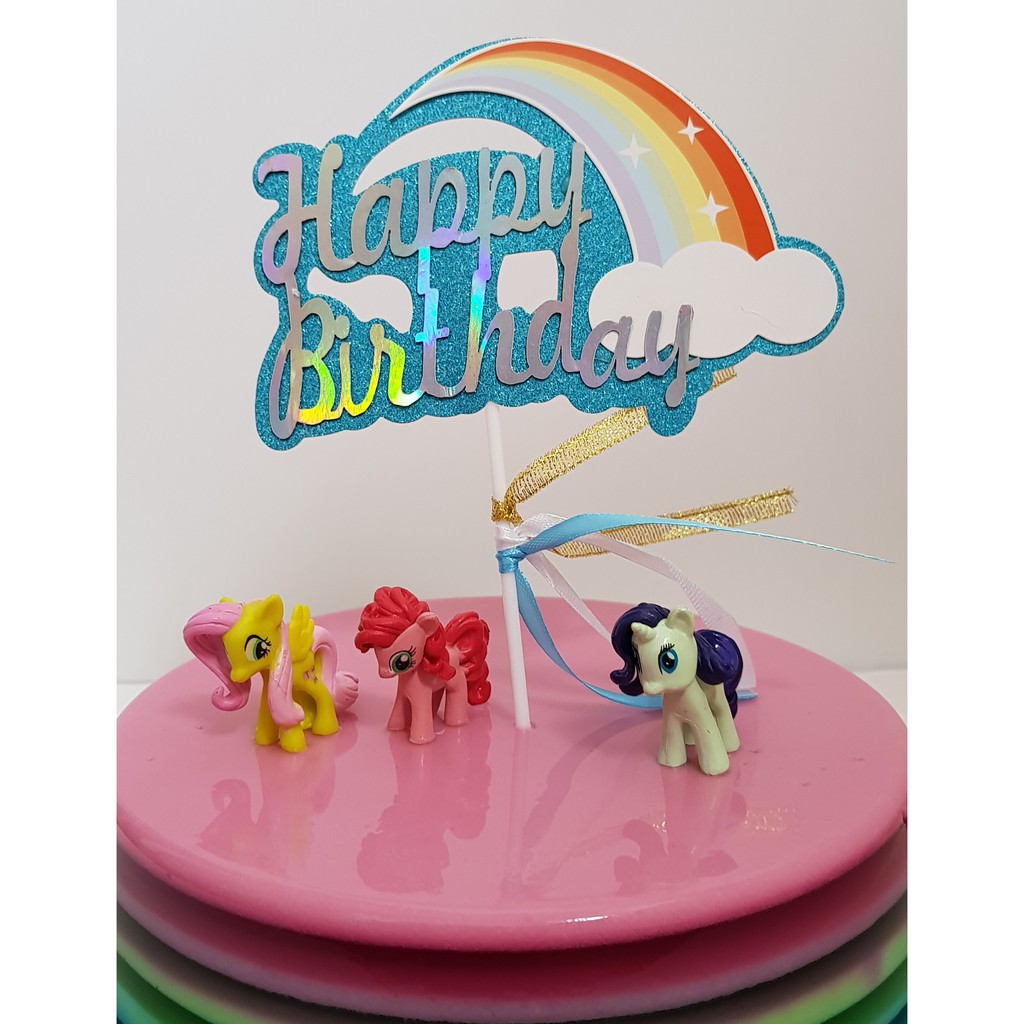 My Little Pony Cake Decoration | Children Birthday Cake | Shopee Malaysia