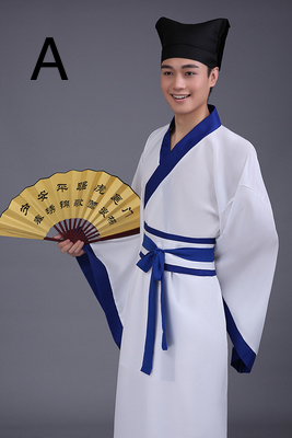 Cosplay Clothing Men Ancient Chinese Scholar Robe Costume | Shopee Malaysia