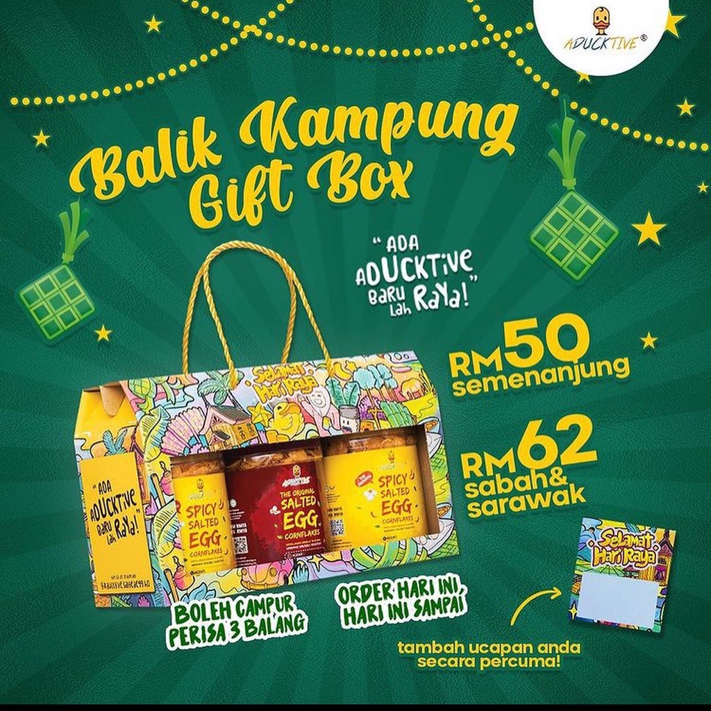 Aducktive Salted Egg Yolk Premium Cornflakes ,Mini Popia Udang Kering ...