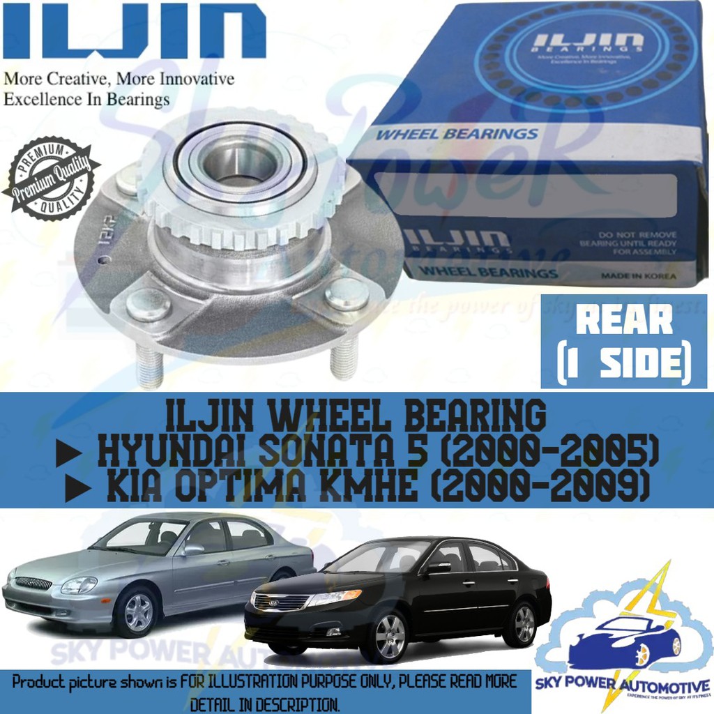 HYUNDAI SONATA 5 (2000-2005) / KIA OPTIMA KMHE (2000-2009) ILJIN WHEEL ...