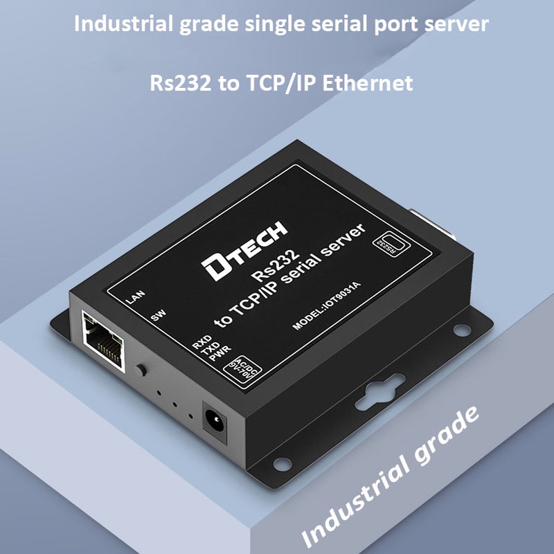 Single Serial Port Server RS232 to TCP/IP Ethernet Industrial Grade ...