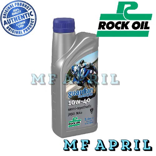 100% Original Rock Oil Guardian Motorcycle 10W40 (Semi-Synthetic ...