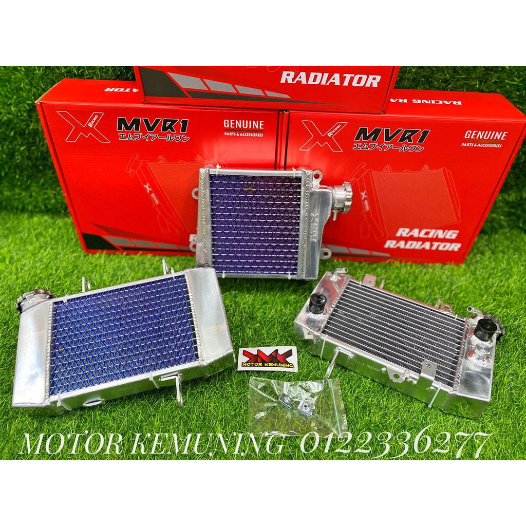 MVR1 RADIATOR (RC) TITANIUM - LC135 / Y15ZR / NVX155 / RS150 / Y16ZR ...