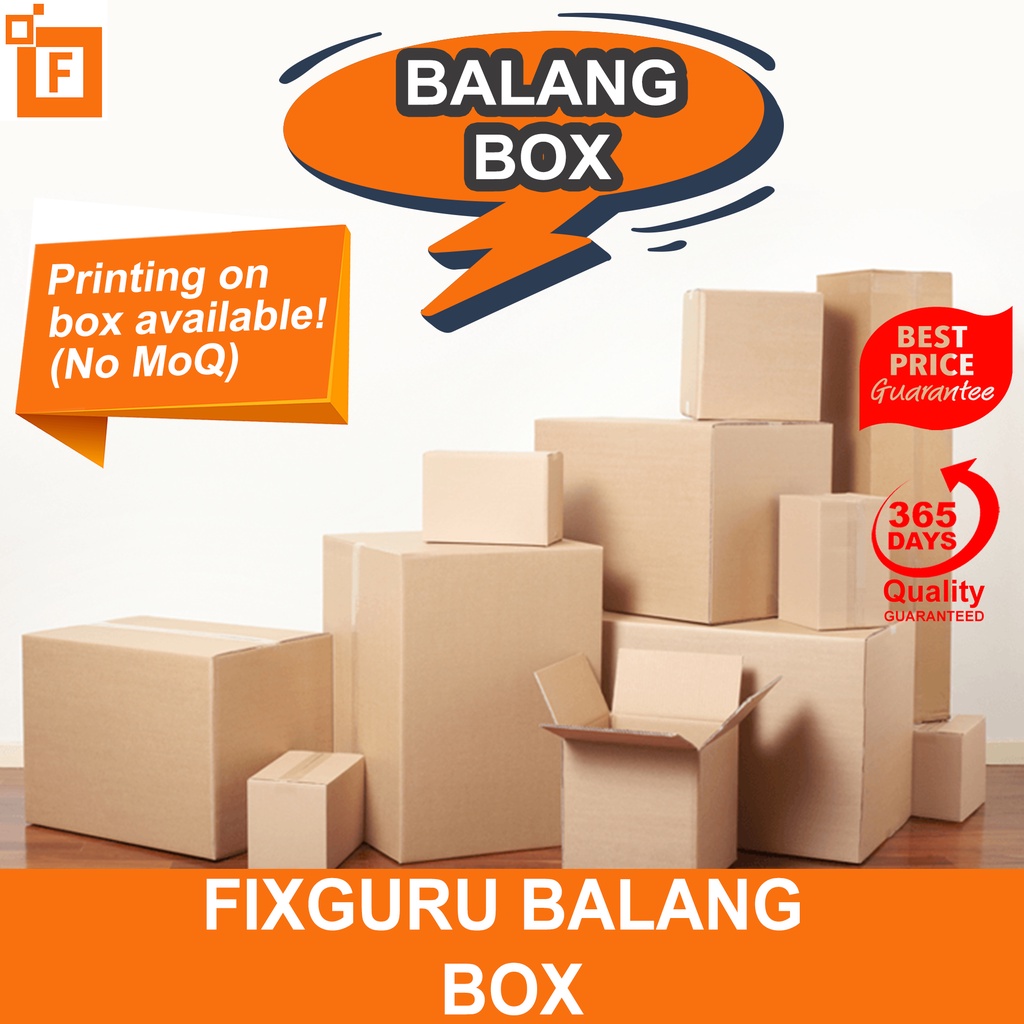 Fixguru Carton Box | Balang Box | Container Box | Plastic Jar | Small ...