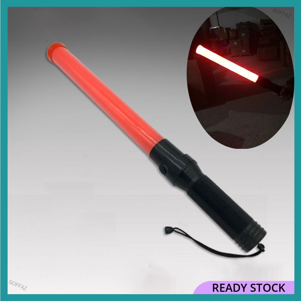 40cm LED Traffic Baton Safety Signal Warning Flash And Constant Light ...