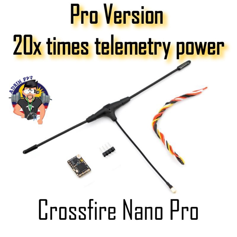 TBS LATEST PRO CROSSFIRE NANO RX - 500MW Telemetry FPV LONG RANGE DRONE ...