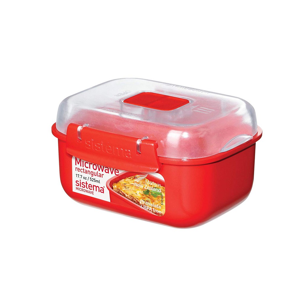 Sistema Microwave Rectangular Container, 525 ml | Shopee Malaysia