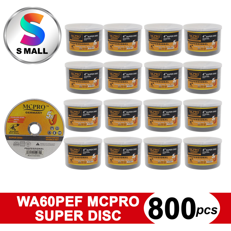[800PCS WHOLESALE BULK ORDER] MCPRO 4" MCPRO Super Metal Cutting Disc ...