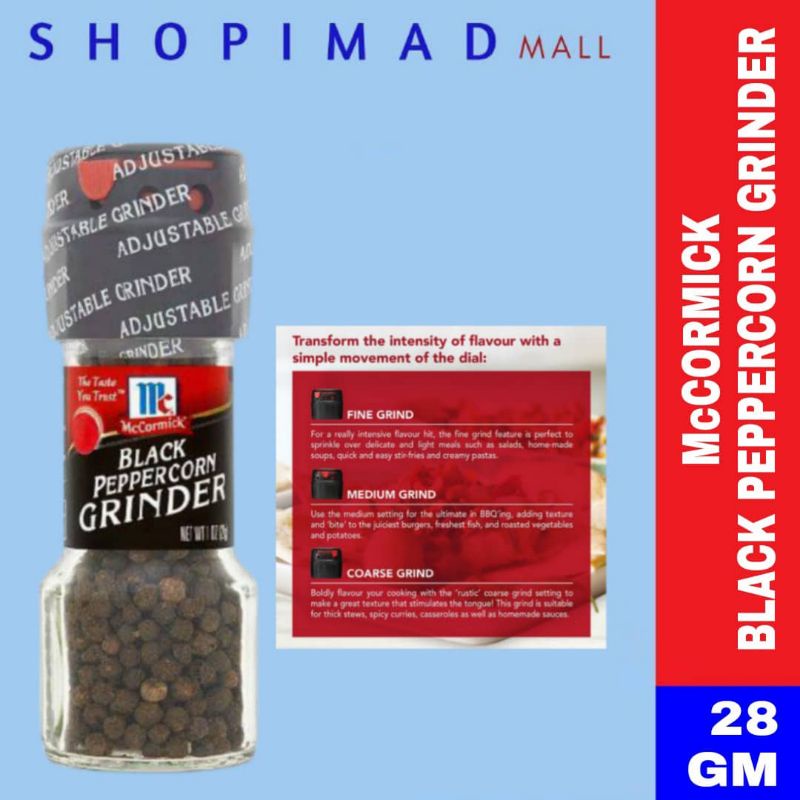 MC'CORMICK BLACK PEPPER GROUND / BIJI LADA HITAM [28GRAM] | Shopee Malaysia